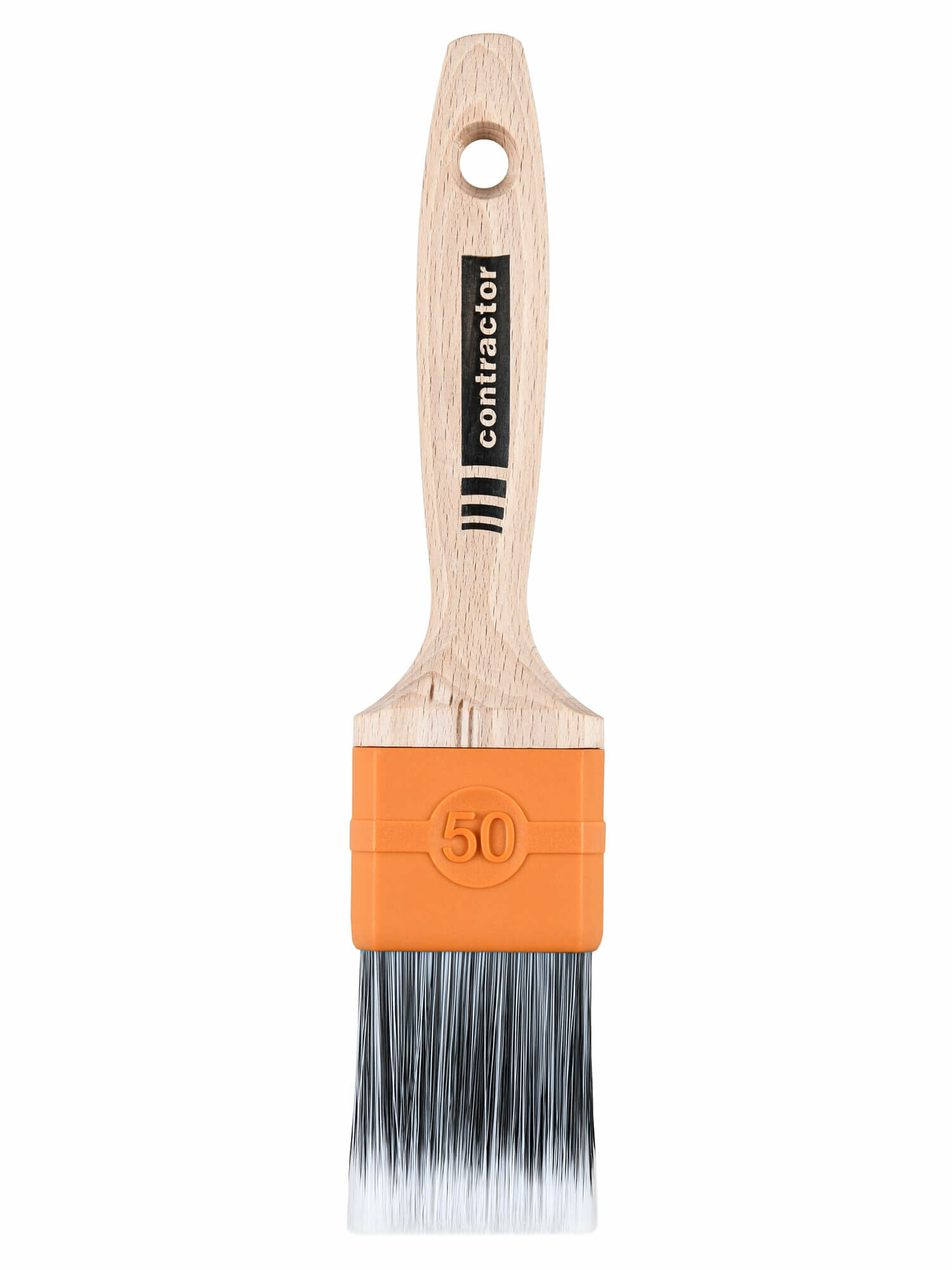 Кисть плоская Contractor 81085097 синтетическая щетина (50*19мм) упак (3 шт)