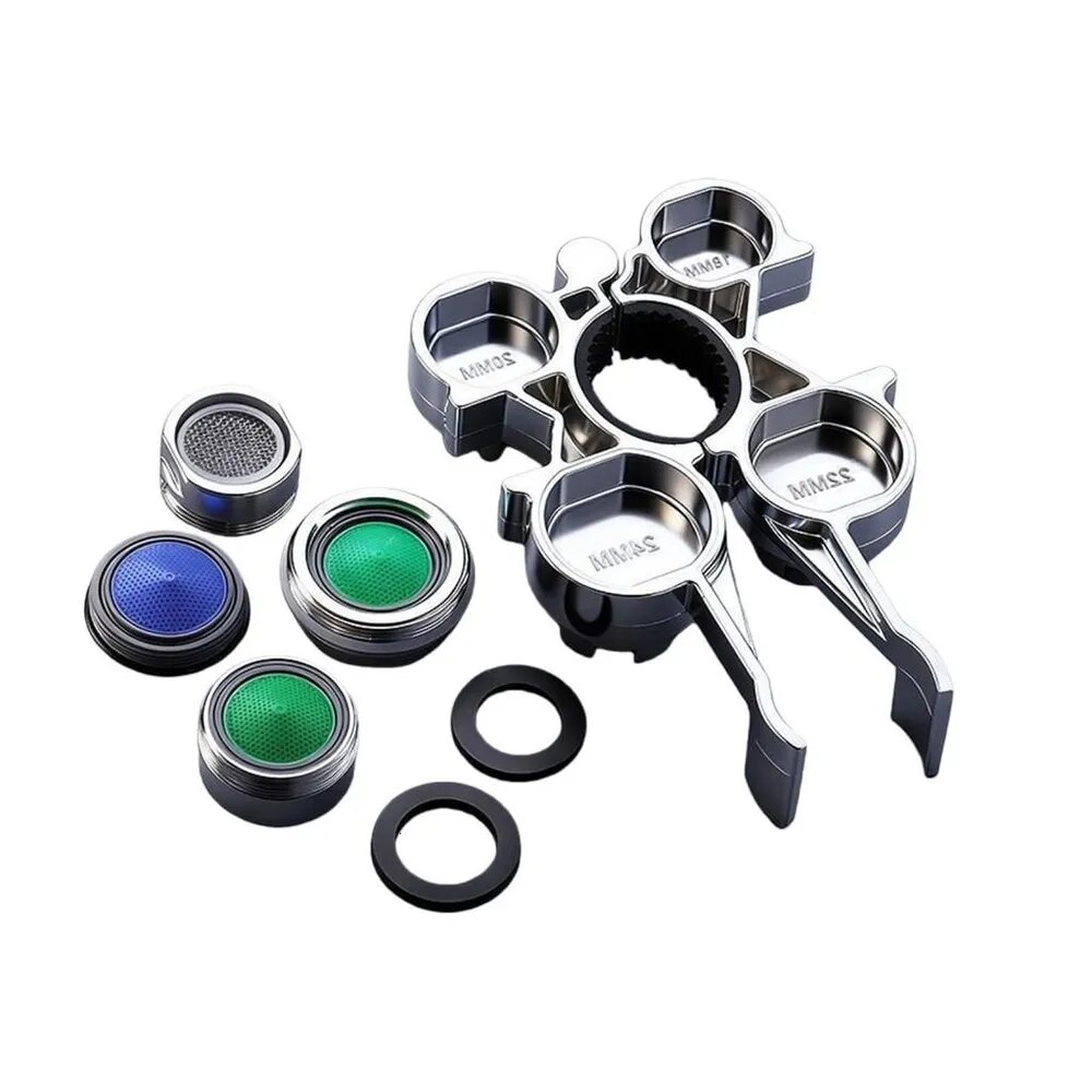 Интегрированный ключ для установки смесителей, - Гаечный ключ с 4 наконечниками