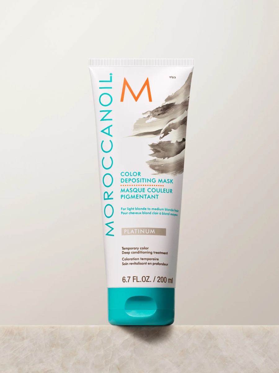 MOROCCANOIL COLOR DEPOSITING Маска для Волос Оттеночная Тонирующая PLATINUM (платина), 200 мл