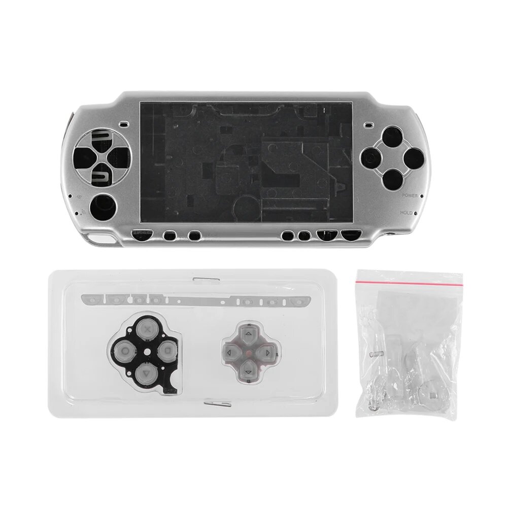Чехол для Sony PSP2000 Серебряный, серебристый