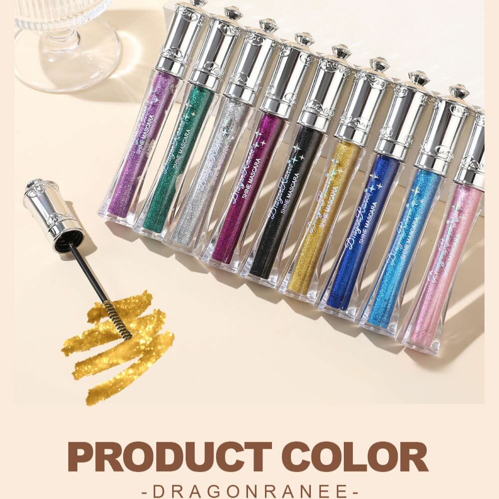 Тушь Для Ресниц С Бриллиантовым Мерцанием, Блестящая