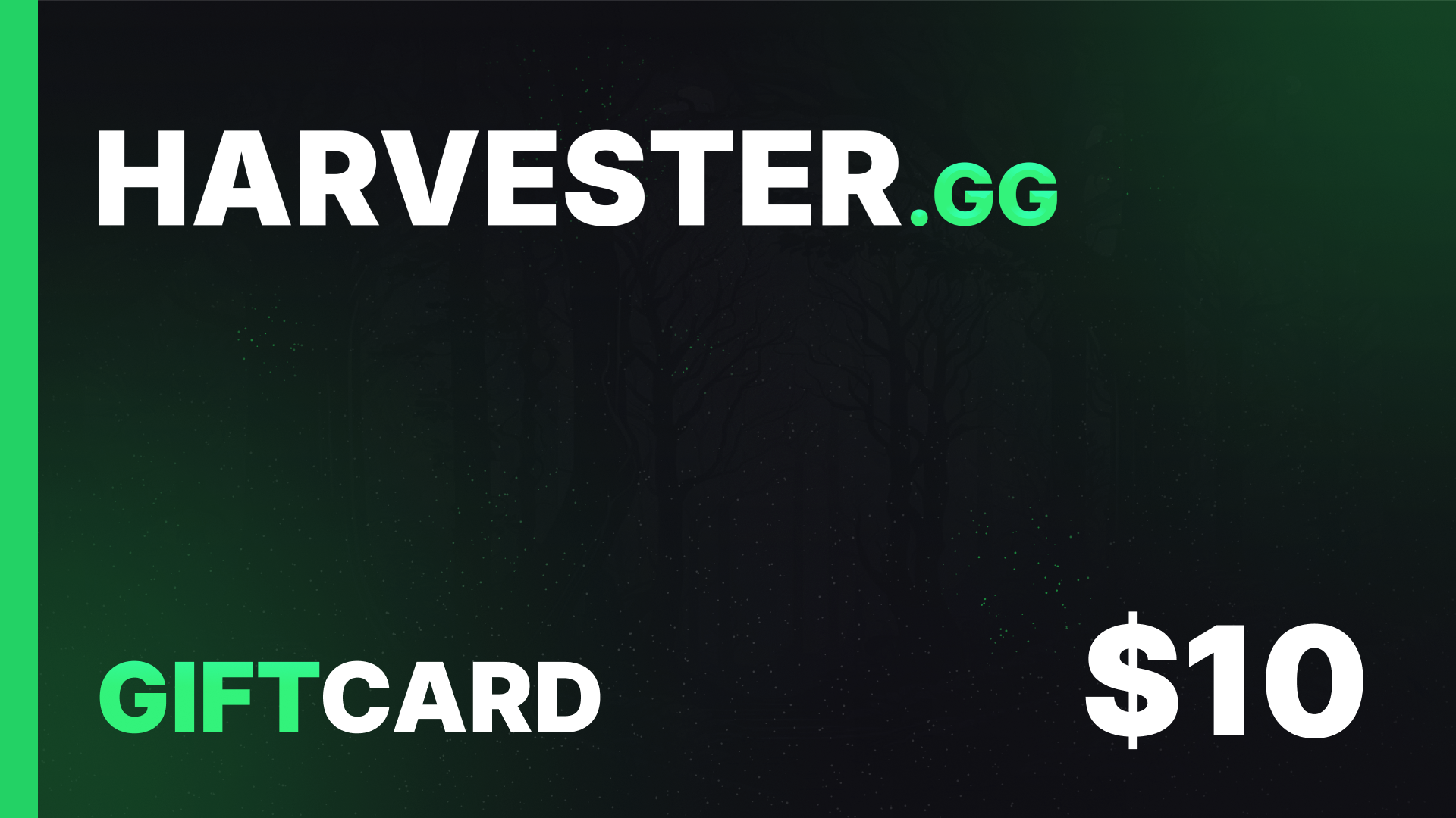 Harvester.GG $10 Подарочная карта | купить цифровой ключ для активации в России