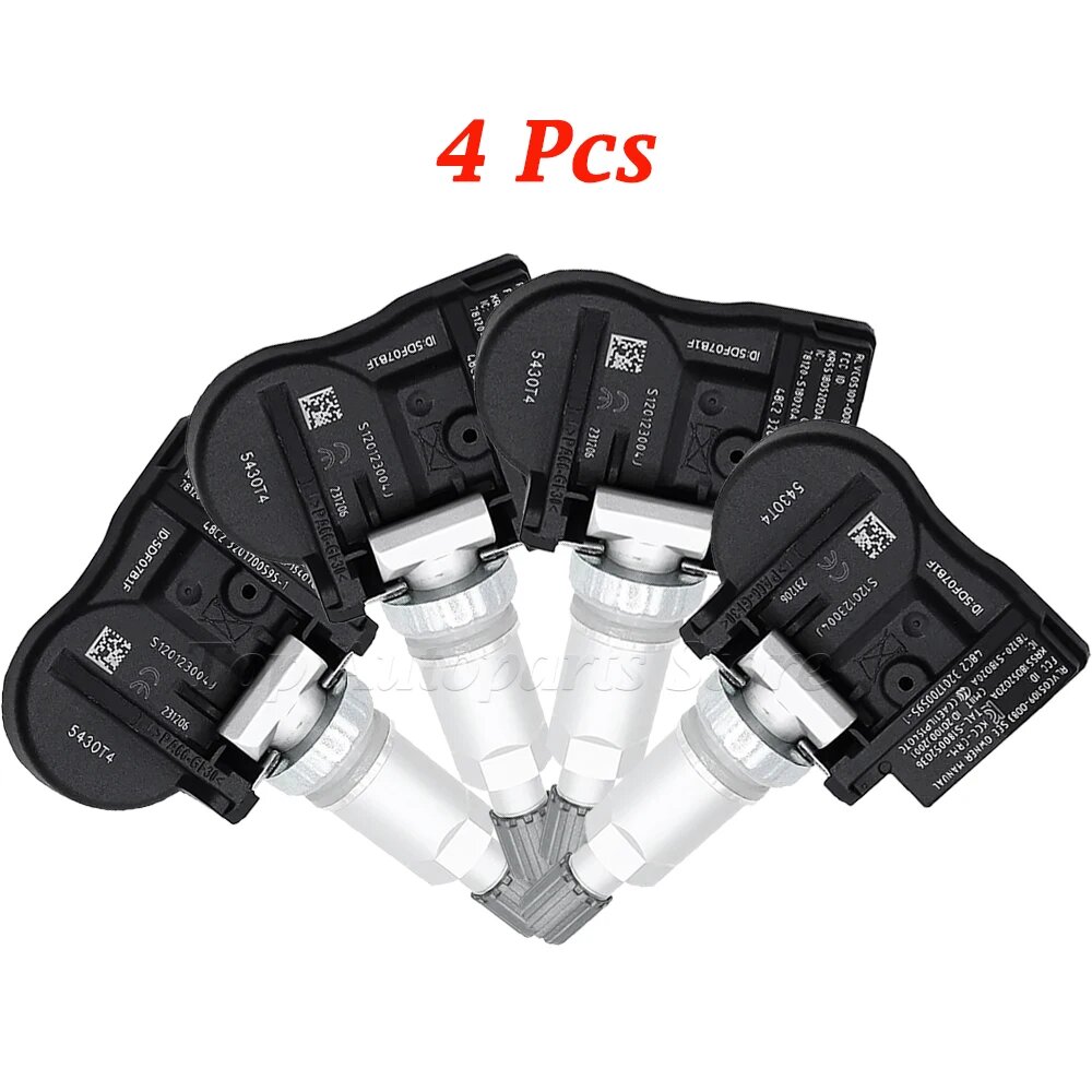 Для Peugeot 207 307 407 508 607 807 1007 для Citroen C4 C5 C6 C8 5430T4 9673198580 433 МГц Автомобильный датчик давления в шинах TPMS