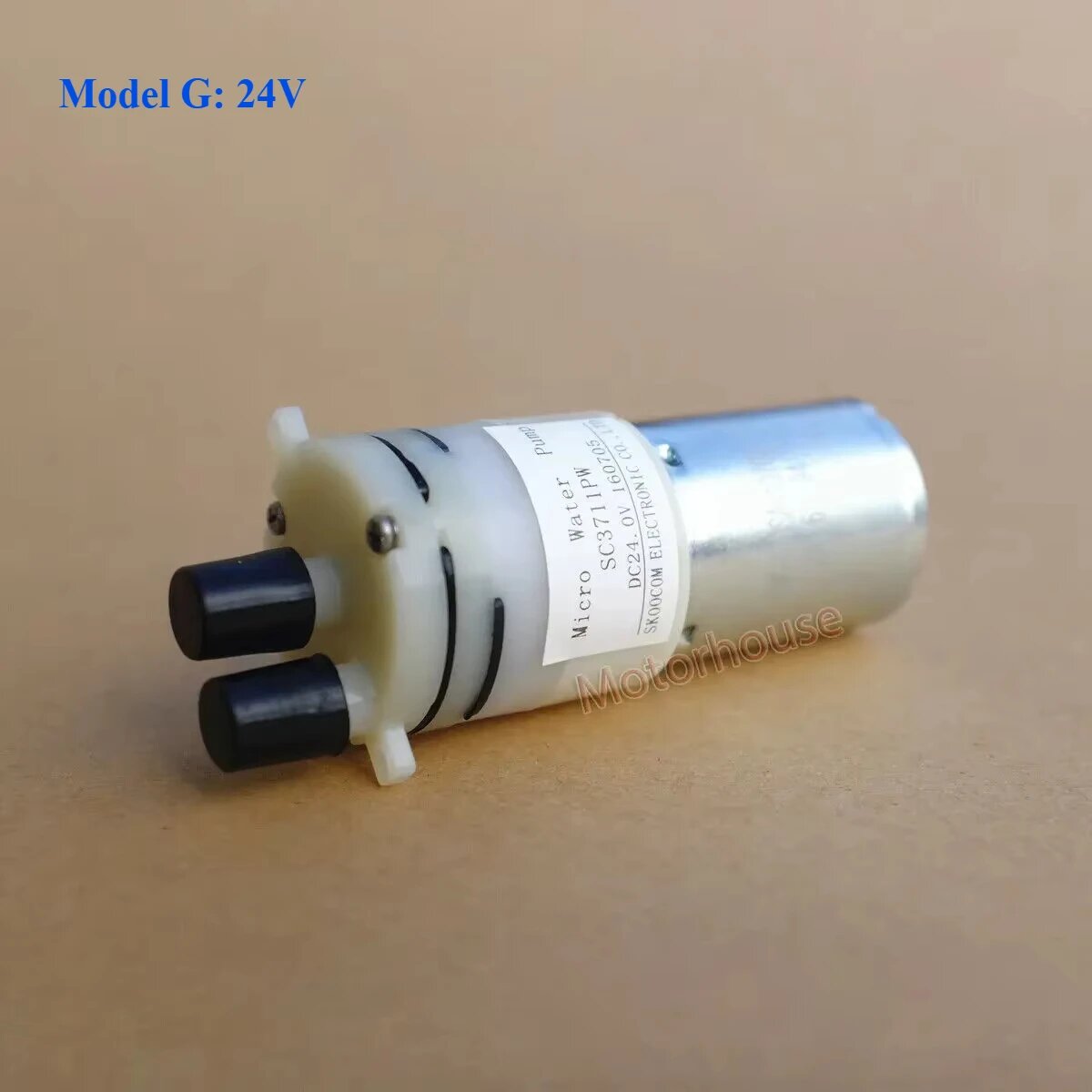 Мембранный водяной насос Micro 370 3.7В/6В/12В/24В Model G 24V