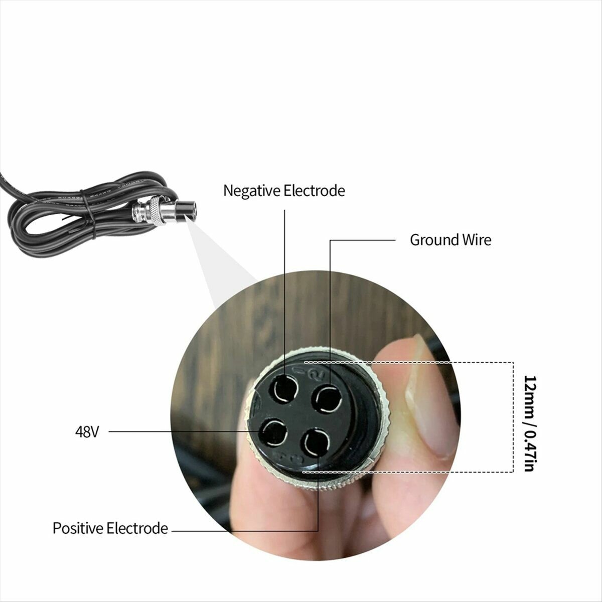 Блок Питания Микшера 15 В/48 В С 4-Контактной Вилкой EU Для 16-Канальных Микшеров