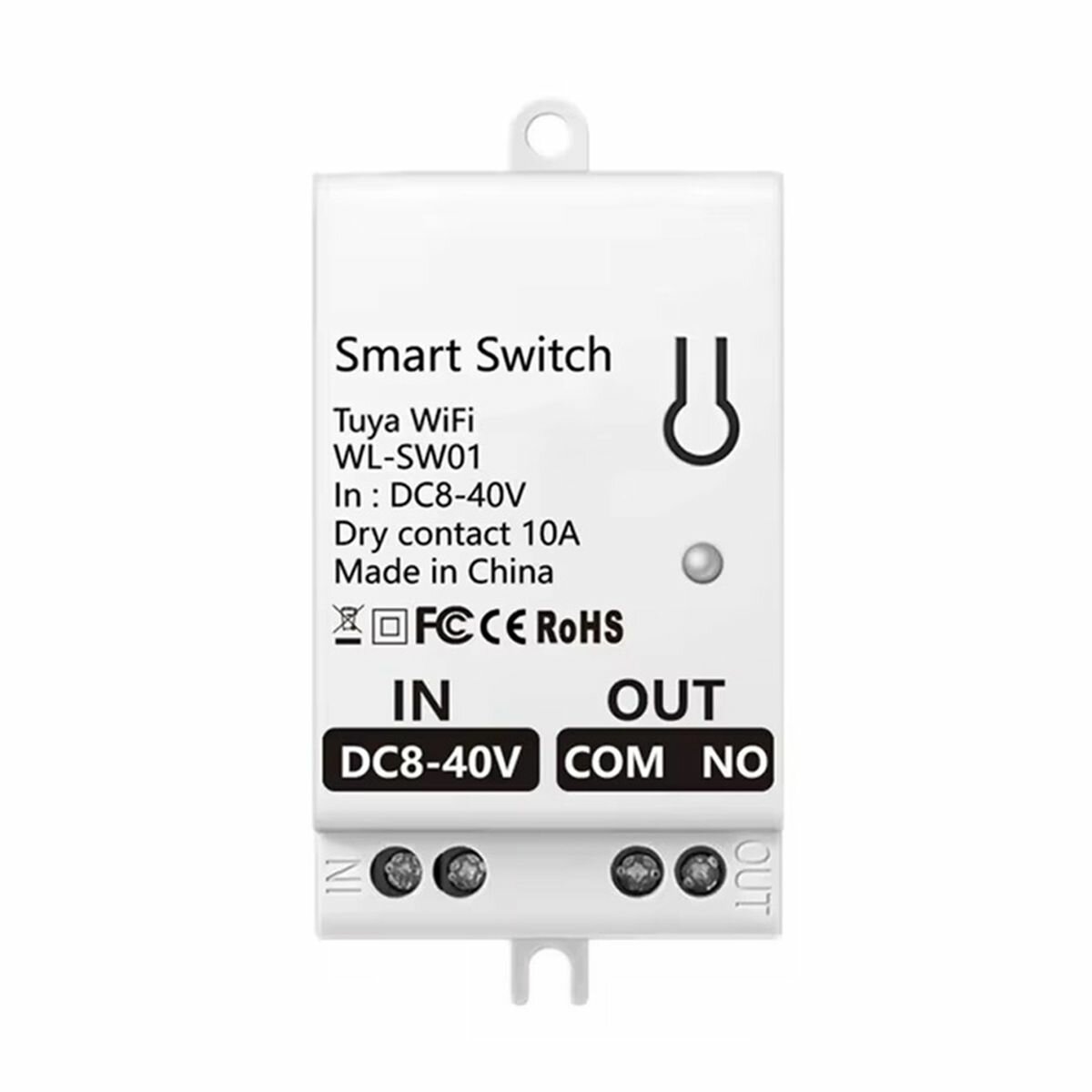 Tuya Smart WiFi модуль сухого контакта 10A домашний универсальный DIY реле выключателя работает с Life Alexa DC 8-40V