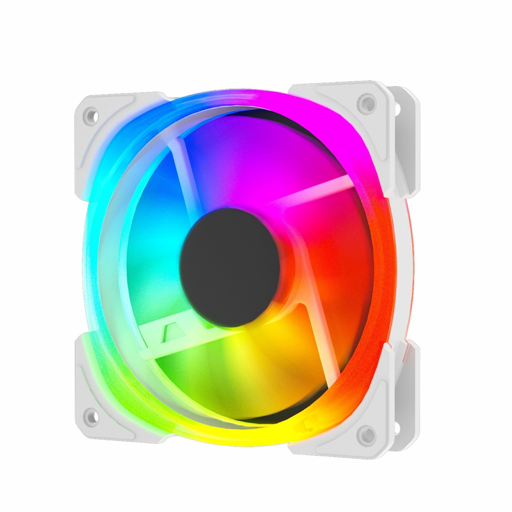 Комплект вентиляторов для корпуса 3шт. Powercase CM21-14W ARGB (4пин, 140x140x25мм)