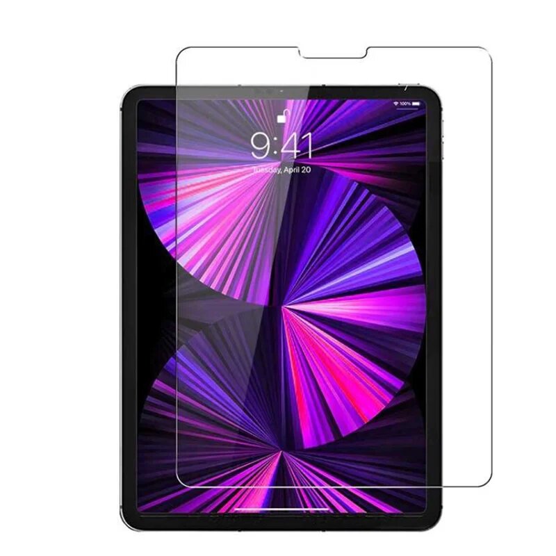 Защитная пленка из закаленного стекла 9H для iPad Pro 11 дюймов 2021 A2377 A2301 A2459 A2460, прозрачная защитная пленка для планшета, устойчивая к царапинам
