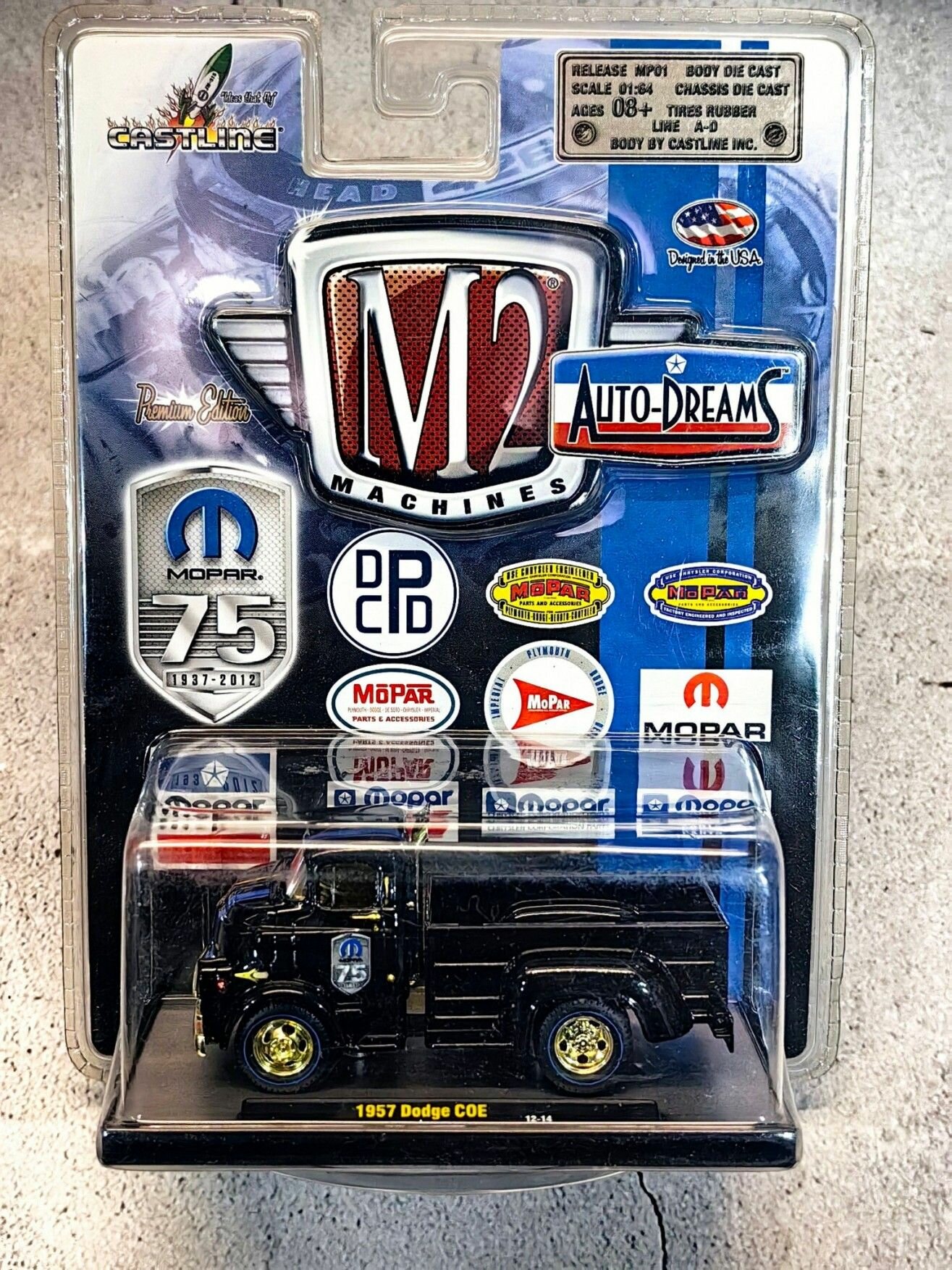 Машинка M2 Machines 1/64 1957 Dodge C0E L600 Ford C600 Chevrolet Studebaker Tow Truck Die-cast Alloy Car Model Collection Gift
