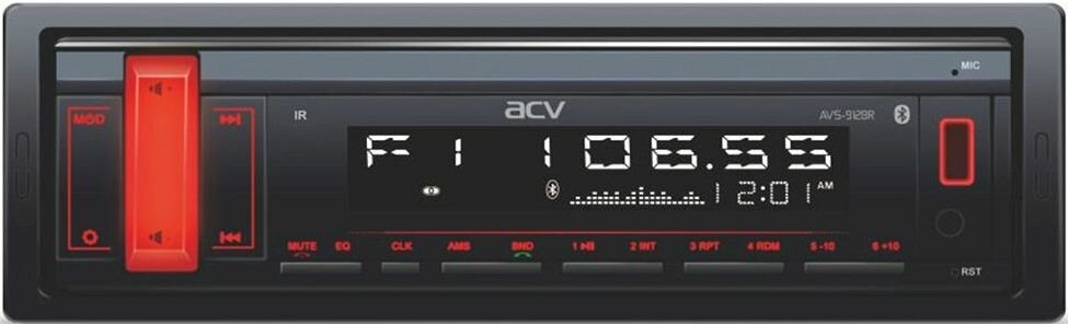 Автомагнитола ACV AVS-914BR 1DIN 4х50 Вт, v4,0, USB, AUх (35766)