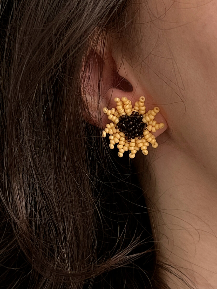 Серьги пусеты