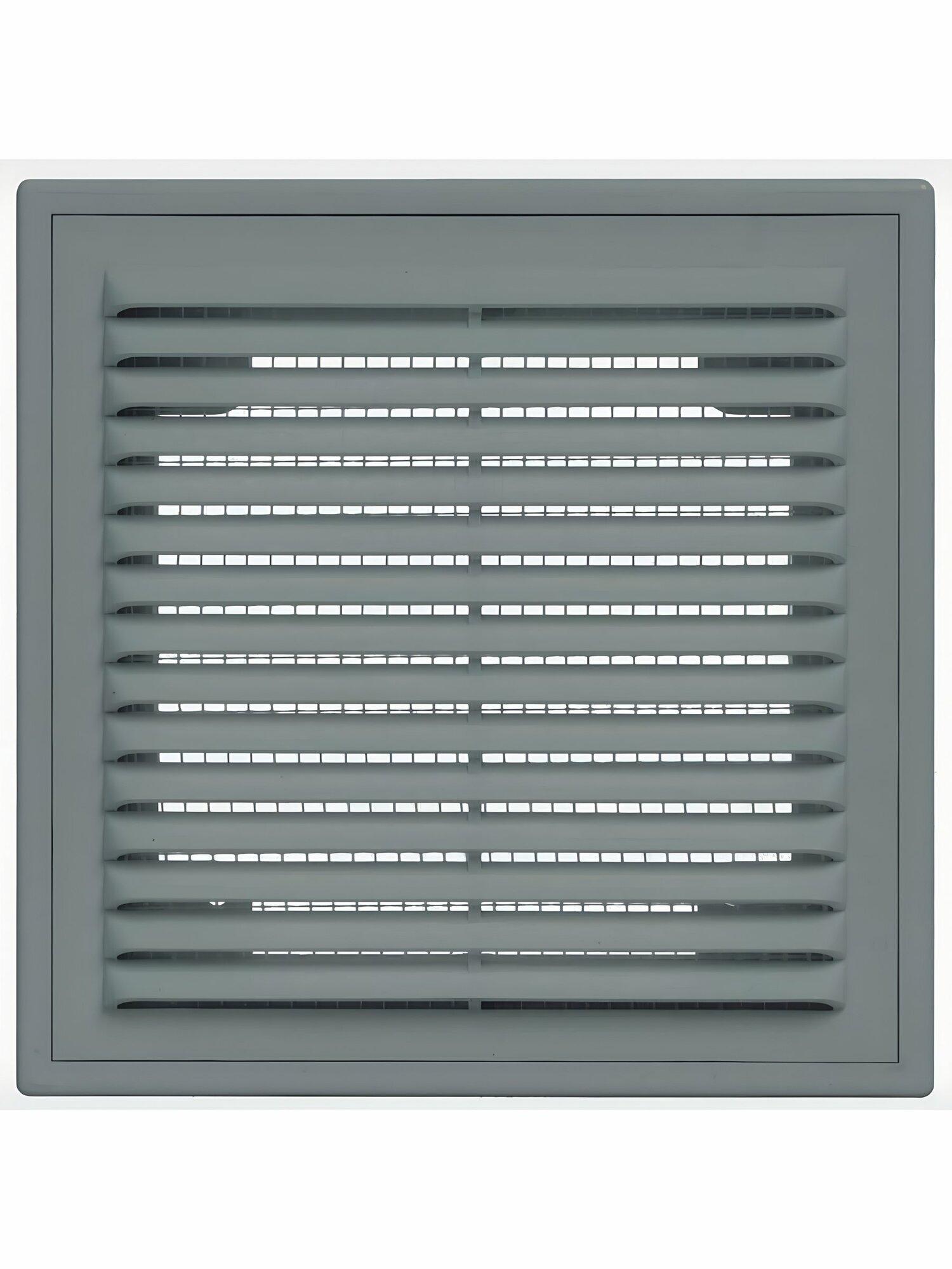 Решетка вентиляционная пластик, настенная, 200х300 мм, с сеткой, графит, Viento, 2030ВР