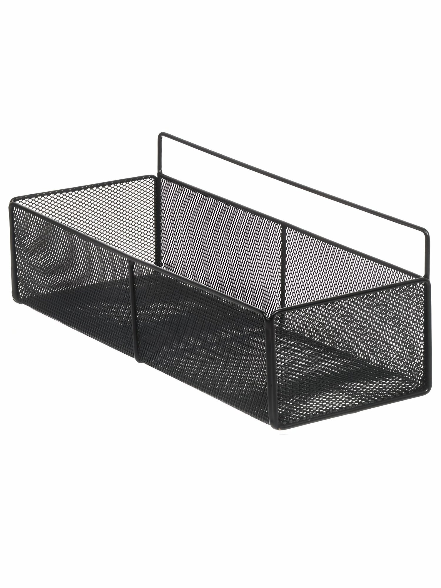 Полка подвесная металл, настенная, 40х15.5х15.5 см, черная, A340123