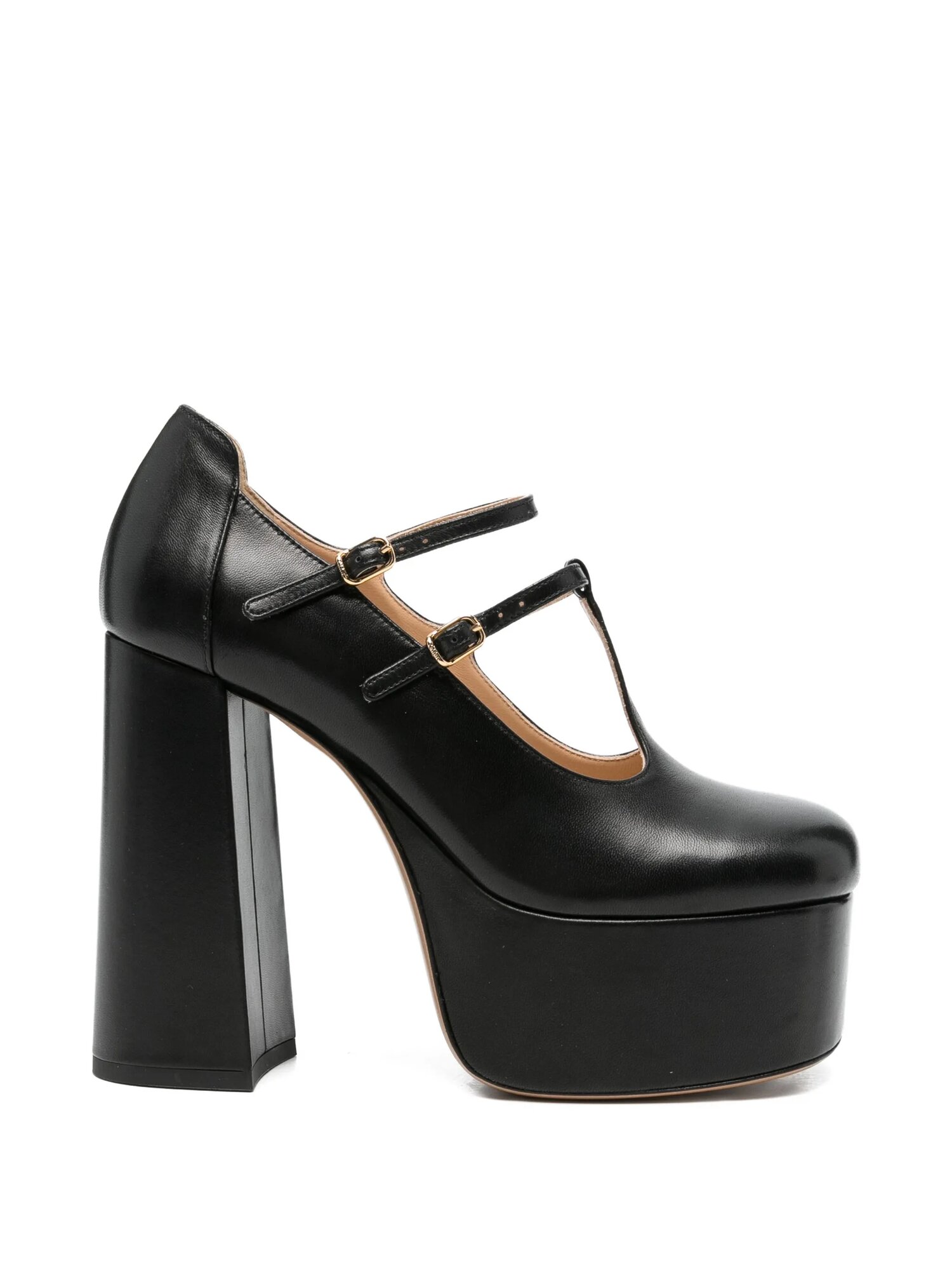 Туфли Leather platform pumps 