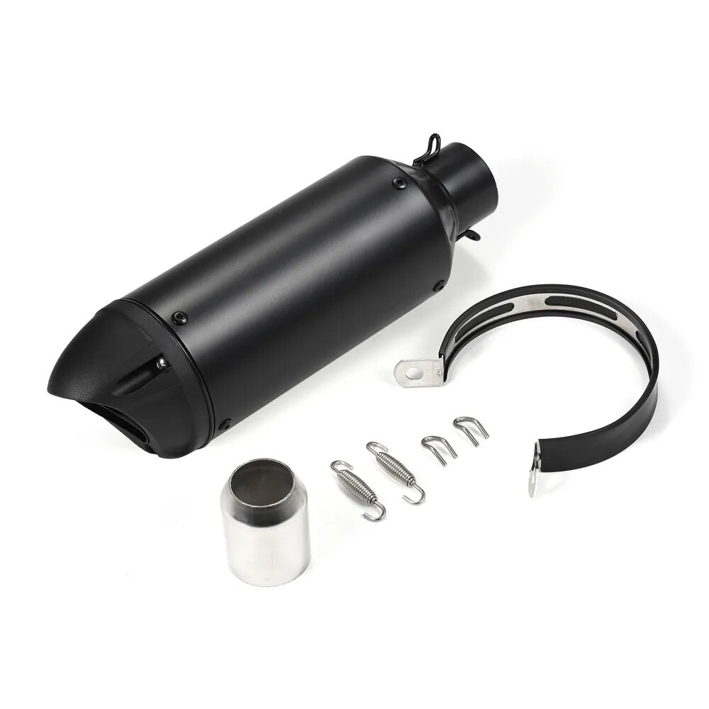 38-51 мм Глушитель выхлопной трубы для мотоциклов и квадроциклов, черный