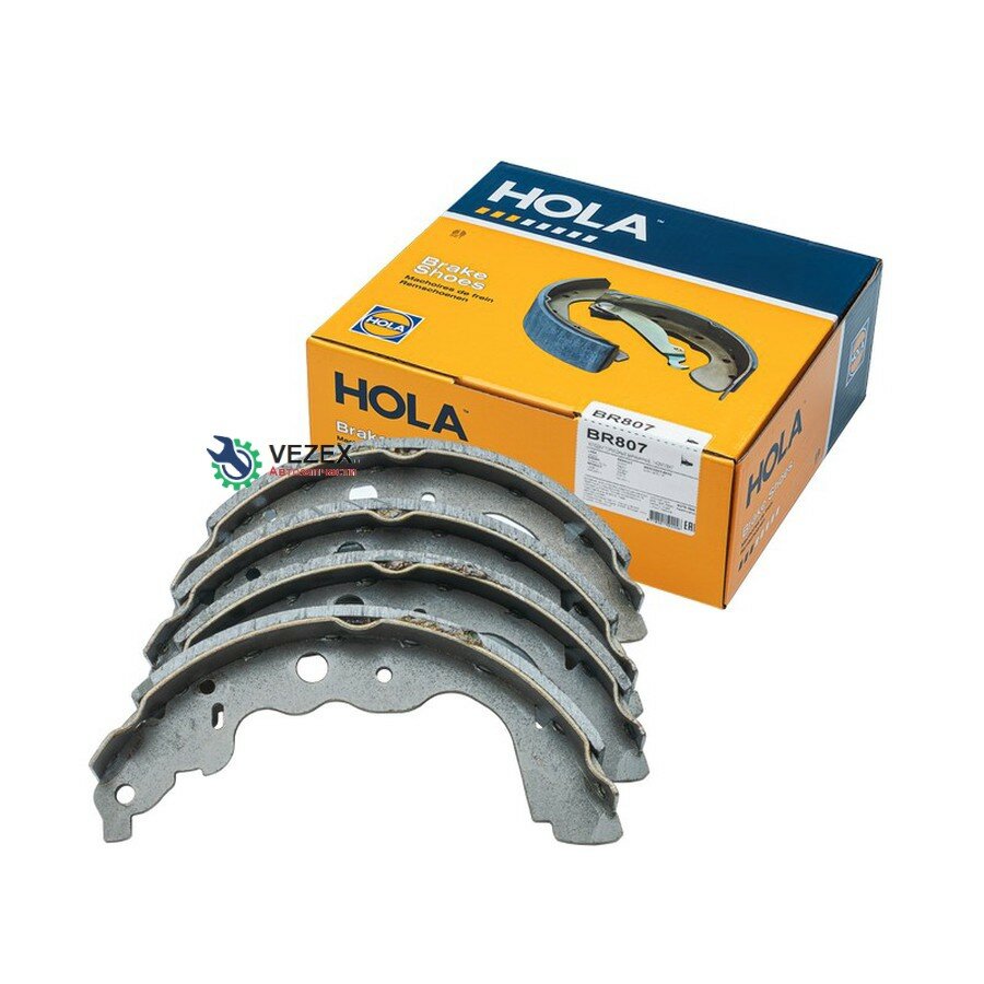 HOLA BR807 Колодки тормозные барабанные