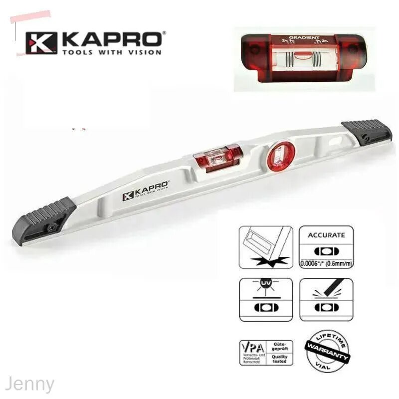 Уровень строительный Kapro Opti-Vision 930 Рамный 40 см, 2 глазка для плитки