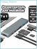 USB-концентратор 7 в 1 для MacBook с HDMI, MicroSD, SD и PD 60W, серый