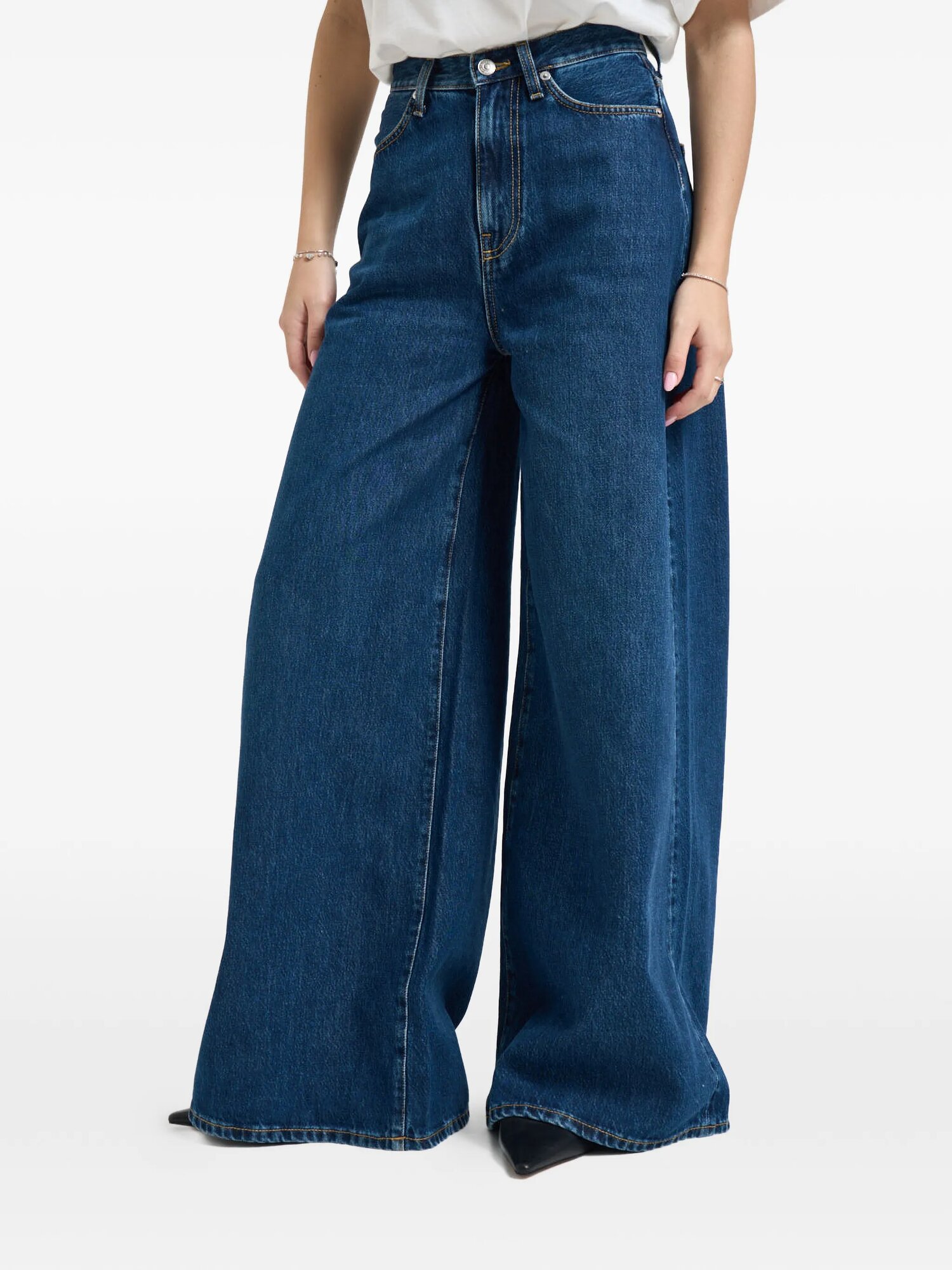 Джинсы Roy Roger's Wide-leg jeans, размер M, blue — фото 1