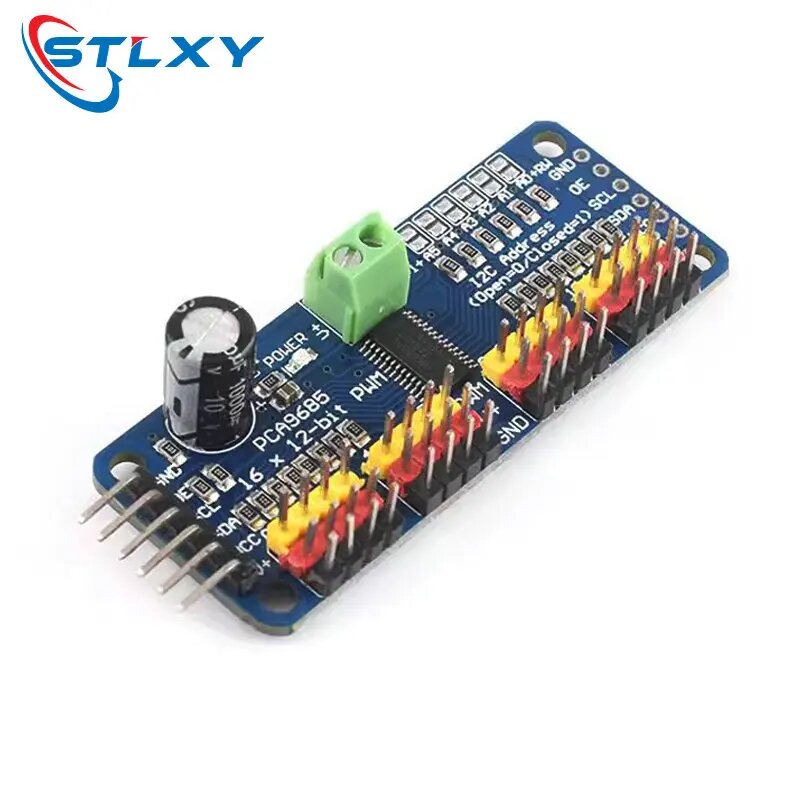 Stlxy PCA9685PW 16-канальный ШИМ драйвер