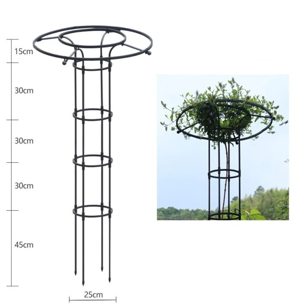 Металлическая арка для цветов 90/120/150 см
