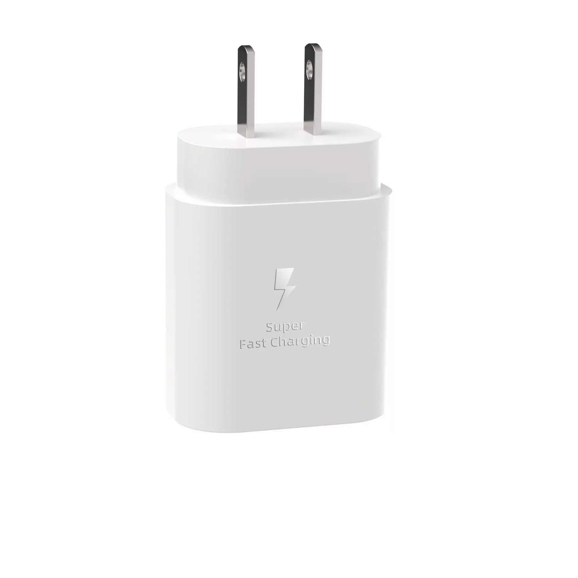 Samsung 25W быстрая зарядка адаптер, американский стандарт, белый, совместимый с Galaxy S22/S21 FE