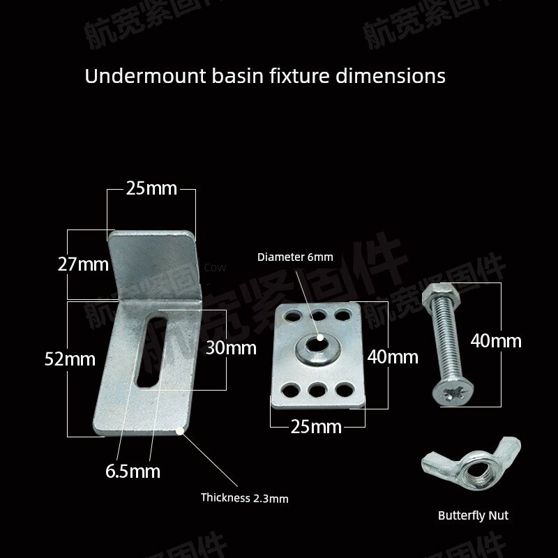 12 комплектов обычных гаек для керамической раковины установка анти-смещение крепежные клипы крепление без сверления