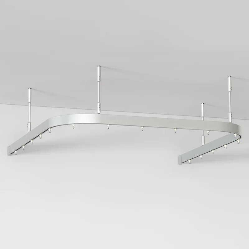 U-образный и L-образный профиль для перегородок, алюминиевый подвесной рельс, изогнутый раздвижной рельс, карниз для