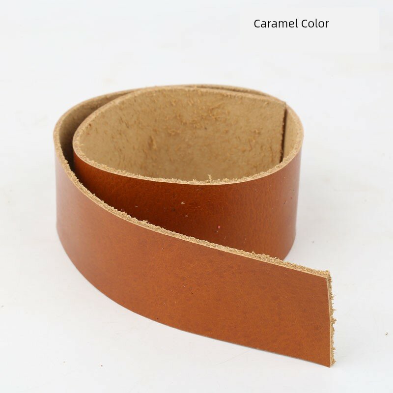 Кожа из натуральной вощеной кожи (верхний слой), полоса из воловьей кожи, толщина 2 мм, слегка жесткая, для ремней,