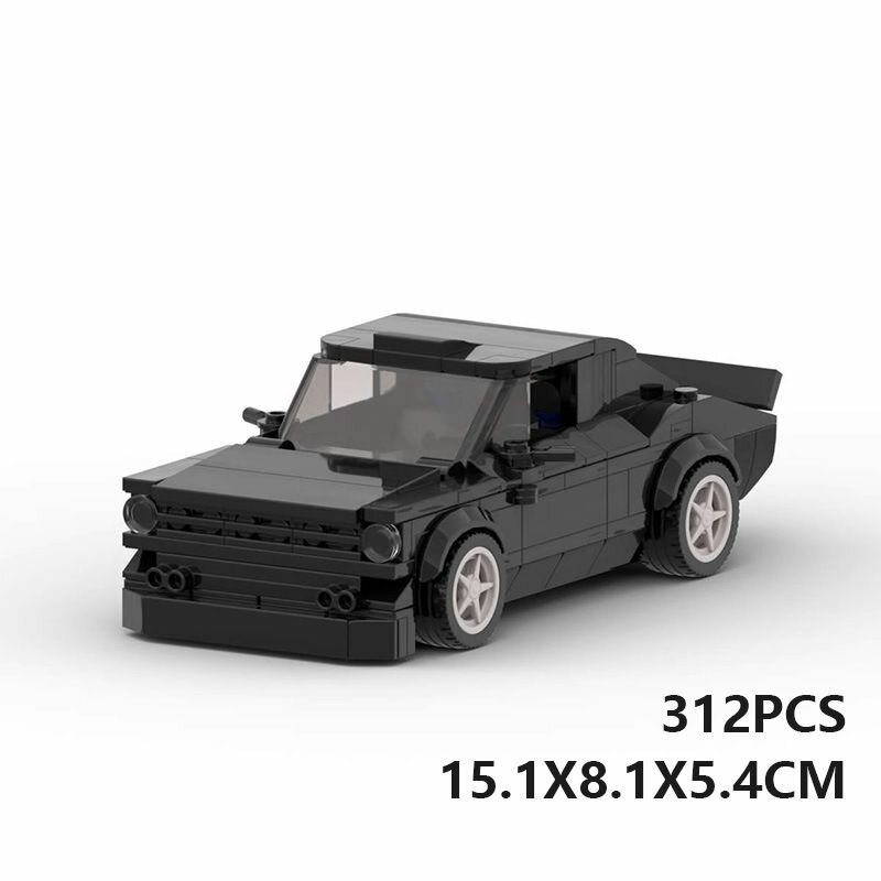 Строительные блоки MOC, Ford Focus MK2, обучающие частицы, кубики, пластиковая конструкция, которую можно сконструировать из готовых моделей игрушек-конструкторов
