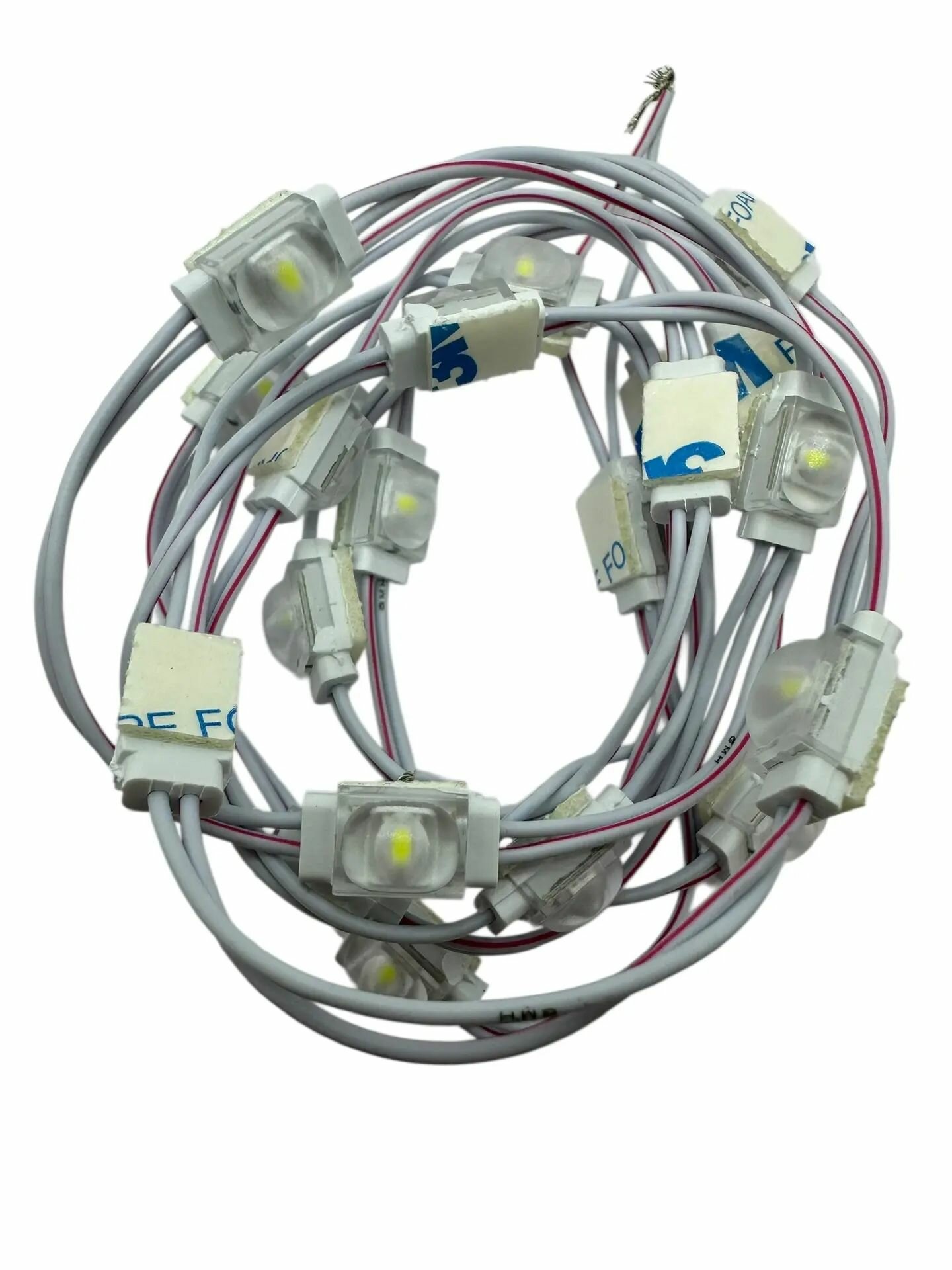 Светодиодный линейный мини модуль 1SMD 12V 0.5W (белый холодный) IP65 20 шт