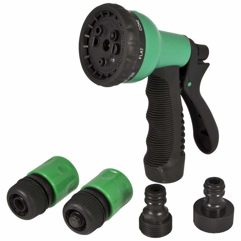 Набор для полива 4предмета (душ. пистолет+насадки 3/4") HL 167 FROG TOOLS