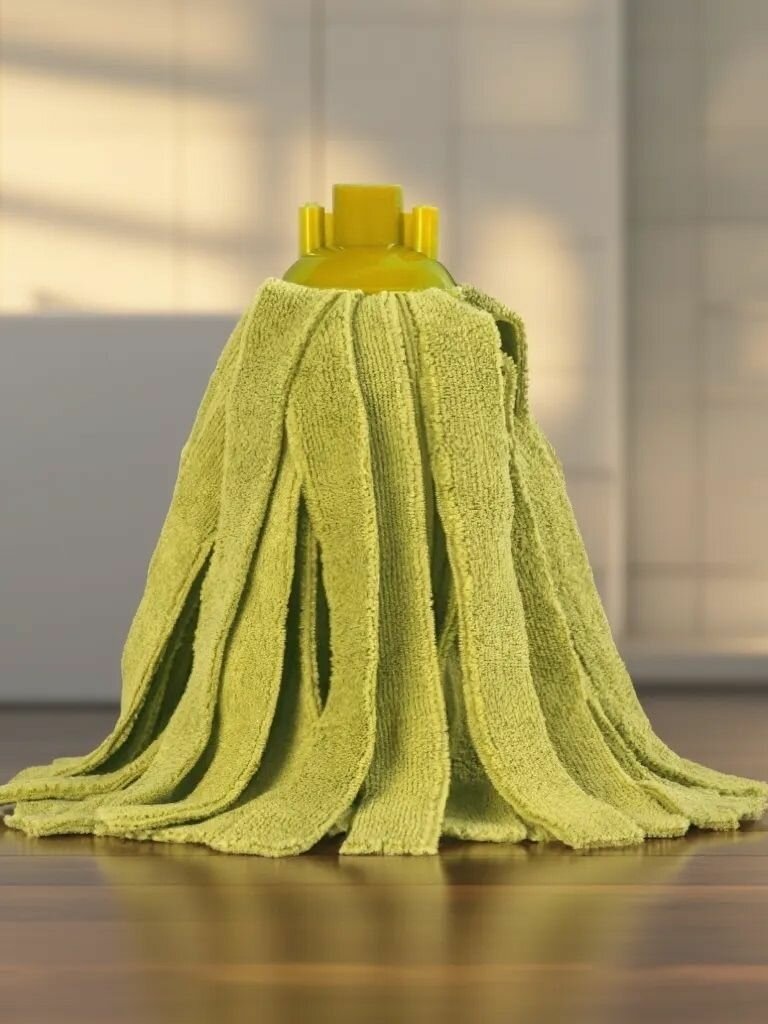 Моп Кентукки TTS микрофибра, с резьбовым держателем, 300 гр.