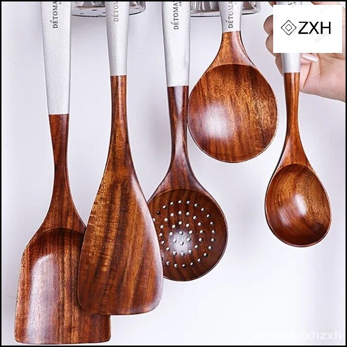 Набор кухонных инструментов XINCHEN из тикового дерева, 5pcs set