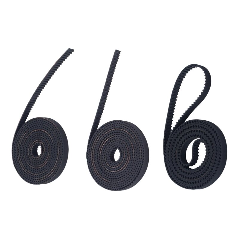 3 шт. X/Y/Z вал синхронный ремень комплект Открытый ремень ГРМ запасная часть для 5 м аксессуары для 3D-принтеров