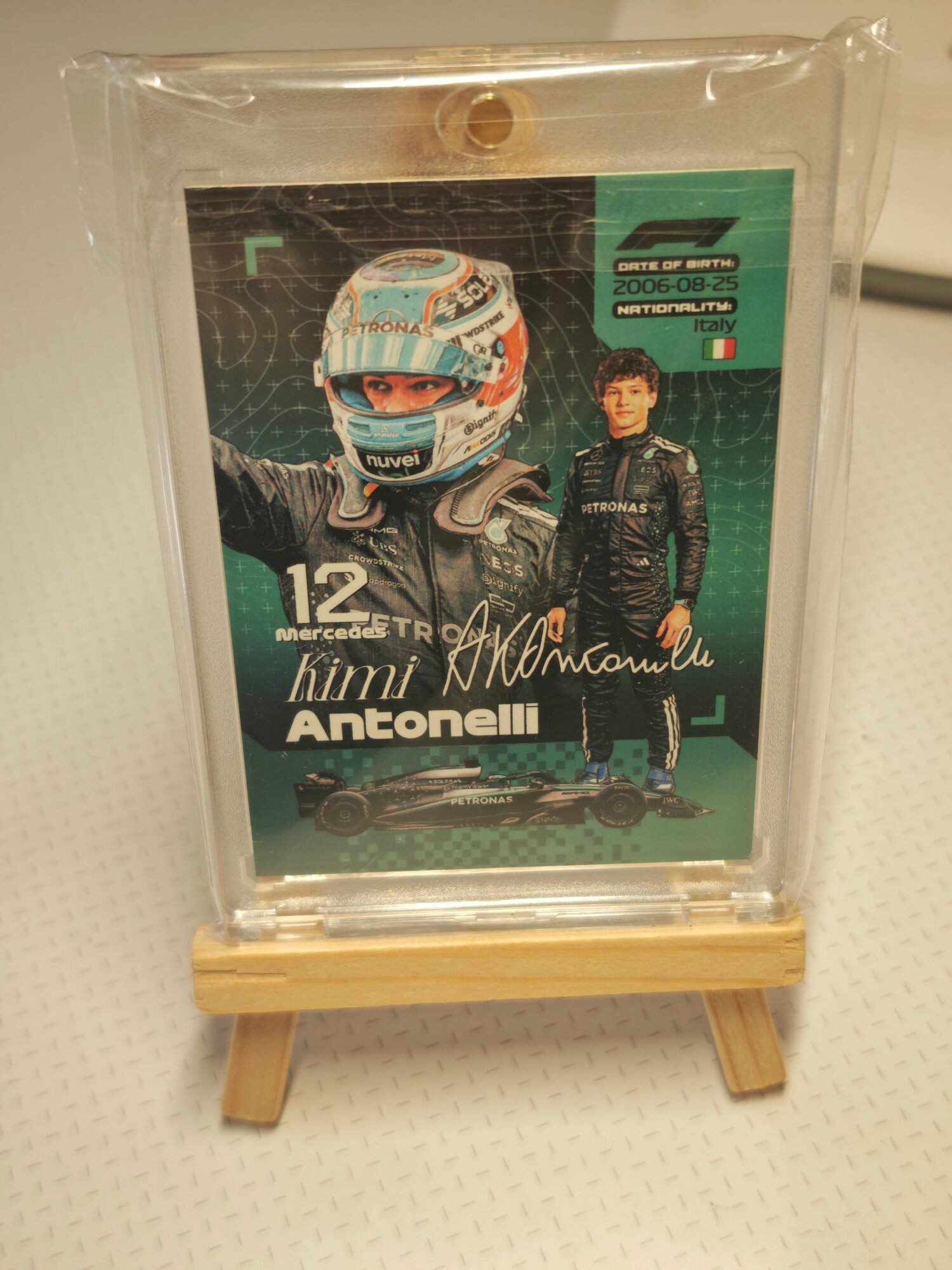 Коллекционные карточки Topps F1 Racing Car, коллекционные карточки, специальные карточки KIMI ANTONELLI