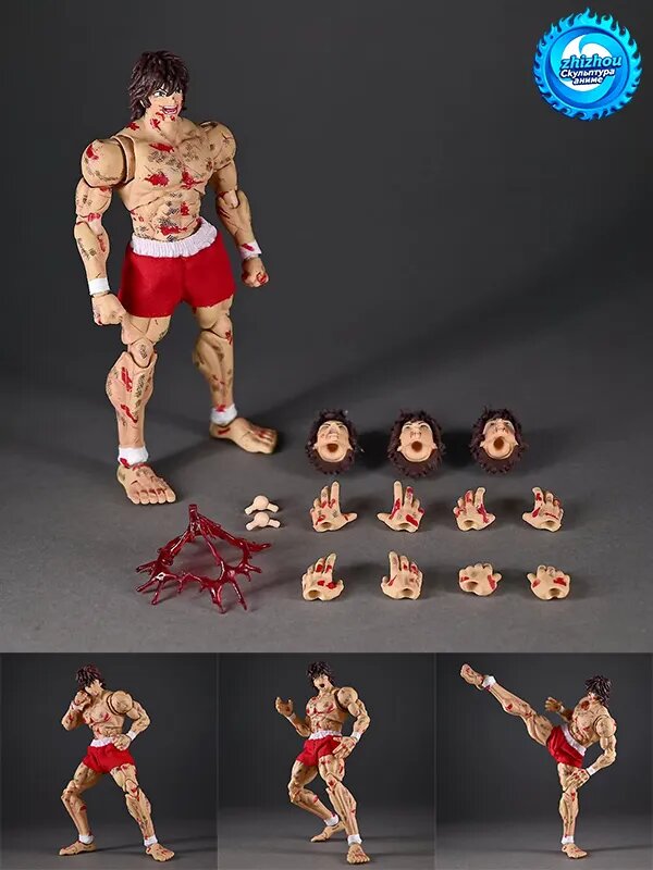 Персонаж аниме подвижная кукла Storm Toys ST Боевые повреждения Фанма Женья 18CM