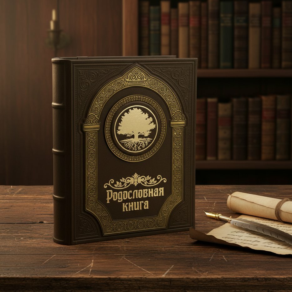 Родословная книга Семейное древо (кожа)
