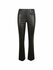 Брюки Via Masini 80 Flared leather trousers, размер 42, black/black