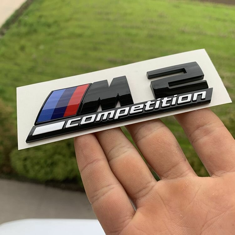 Модификация эмблемы BMW Thunder Edition для X3M, X4M, X5M, X6M, M2, M5, M4: задняя эмблема, наклейка с номером, логотип.