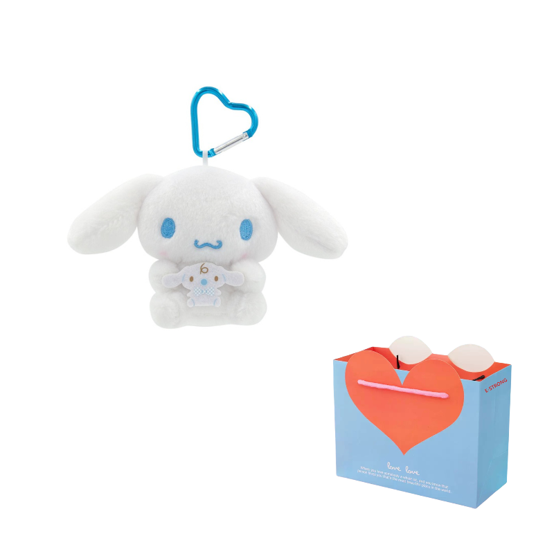 Аксессуар для сумки унисекс E STRONG x Sanrio Good Friend Charm Cinnamoroll, милый дизайн с пуговицами-сердечками