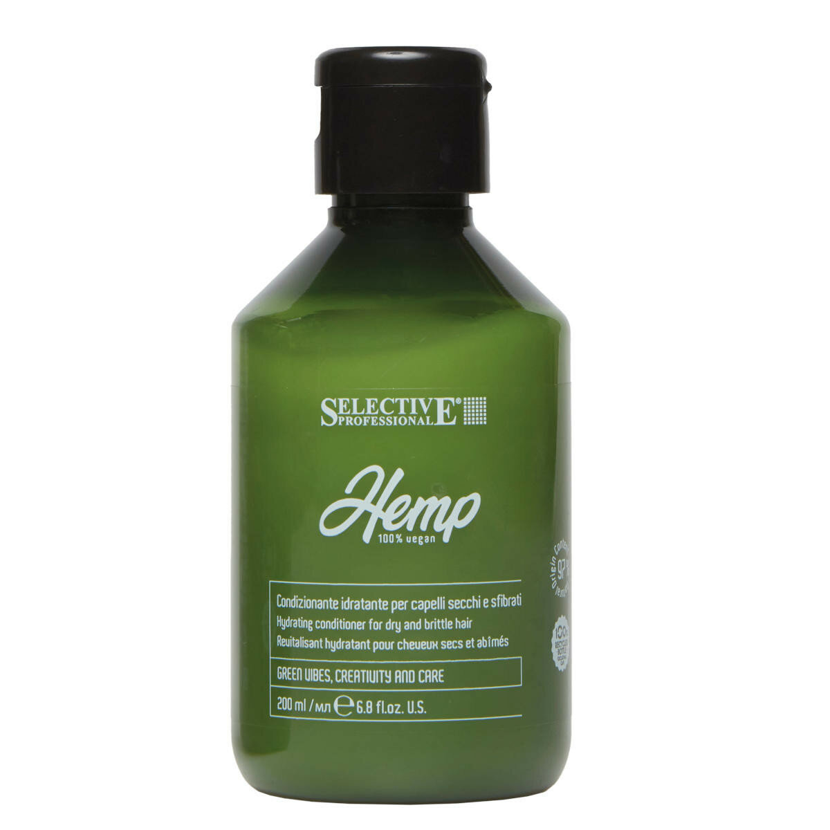 Кондиционер увлажняющий для сухих и ломких волос 200 мл HEMP Selective Professional
