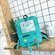 Рюкзак BMO Adventure Time школьный детский синий нейлон 40х30х40 см
