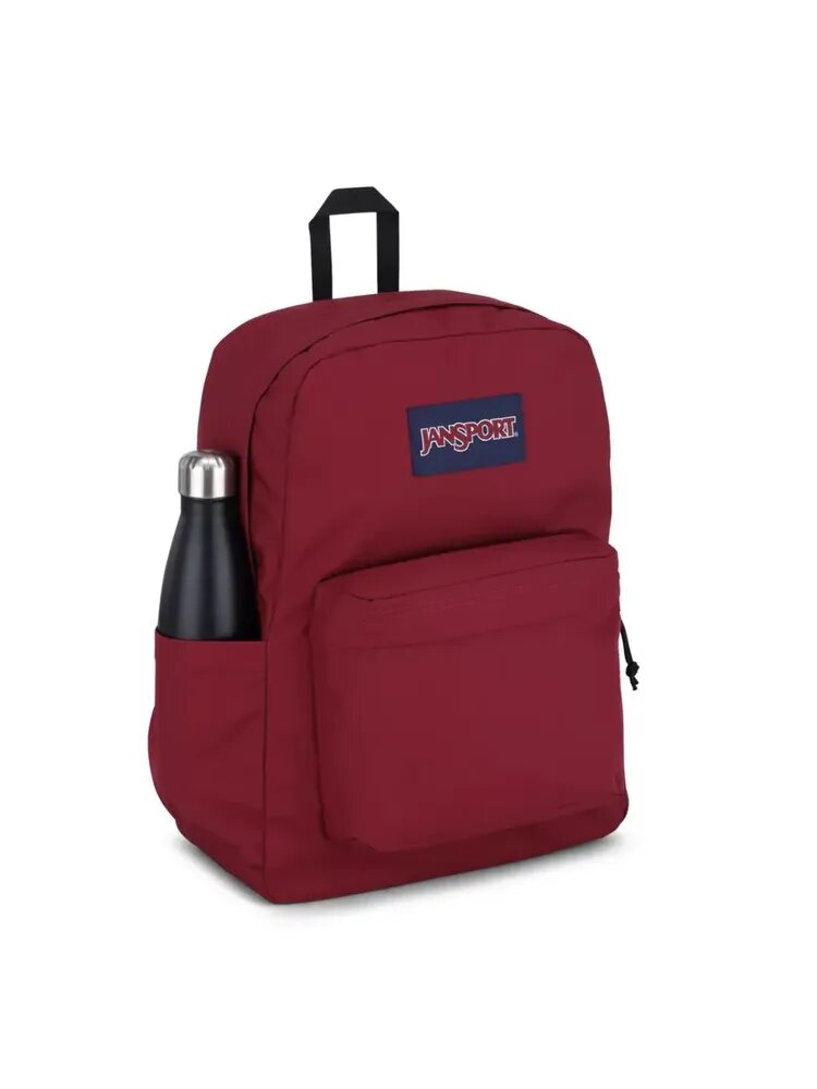 JanSport Рюкзак SuperBreak, унисекс, средний (20-30 л), бордовый, политекс — фото 1