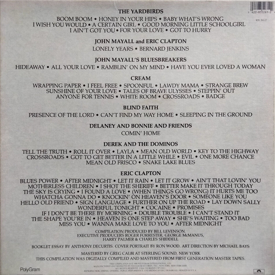 Компакт-диск Eric Clapton — Crossroads (4CD) — фото 1