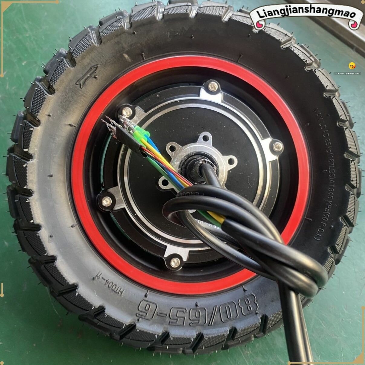 Мотор-колесо 500W 48V 10 дюймов, С внутренними и внешними шинами, для электросамокатов Kugoo M4/M4 Pro