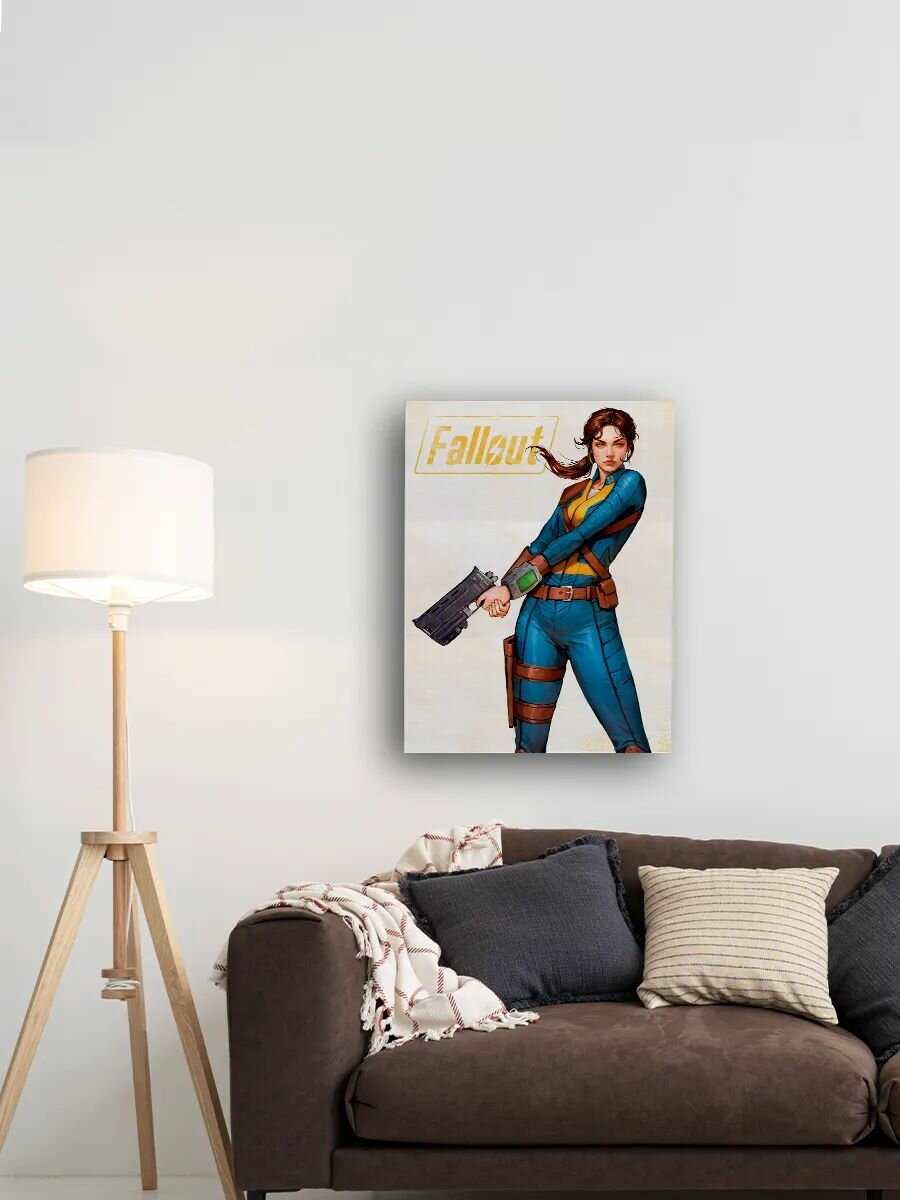 Картина на стену Fallout, на подрамнике, 1шт, 25х17 размер. — фото 1