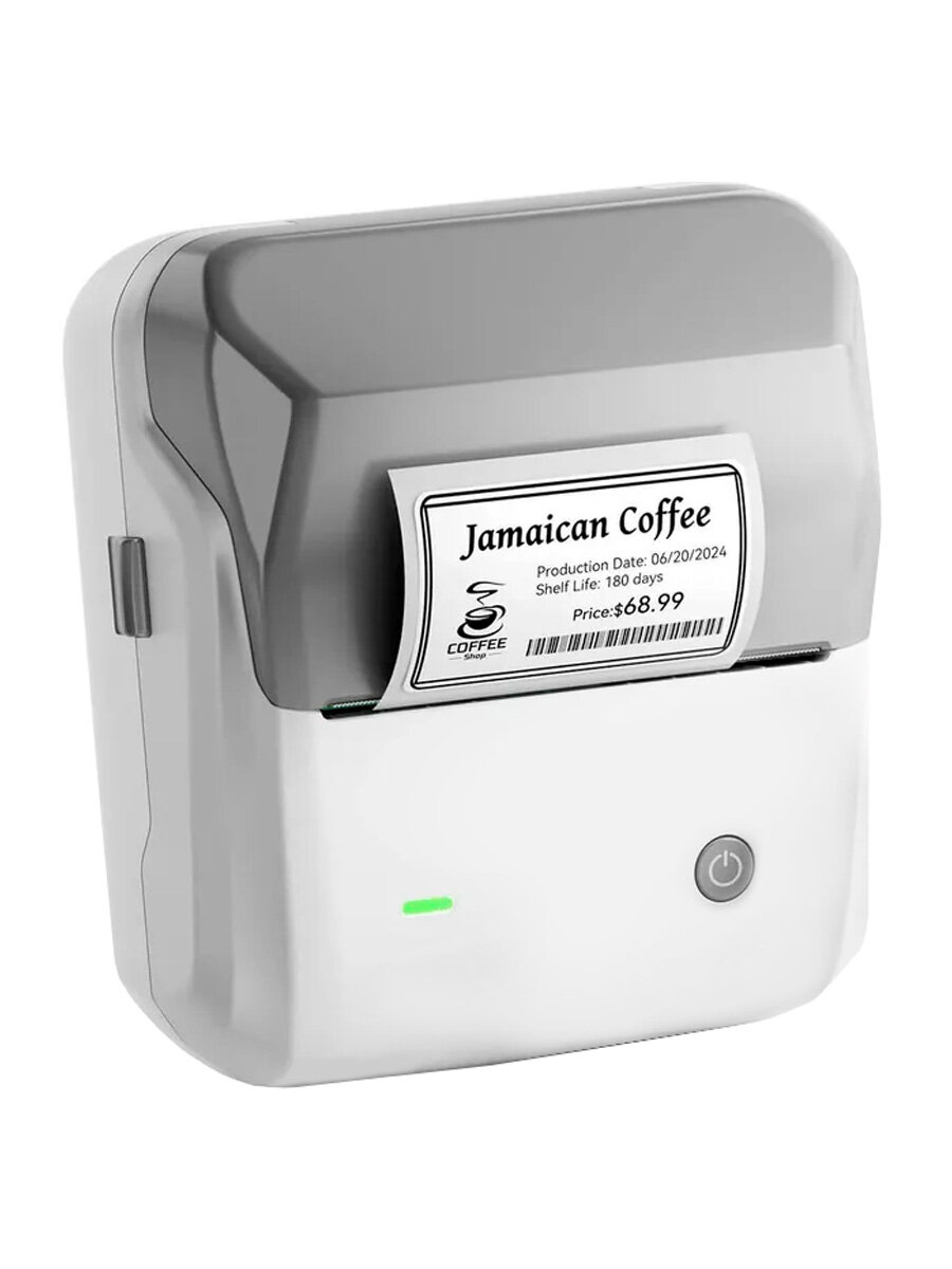 Термопринтер этикеток NIIMBOT Label Printer B31 Gray, 2200 мАч