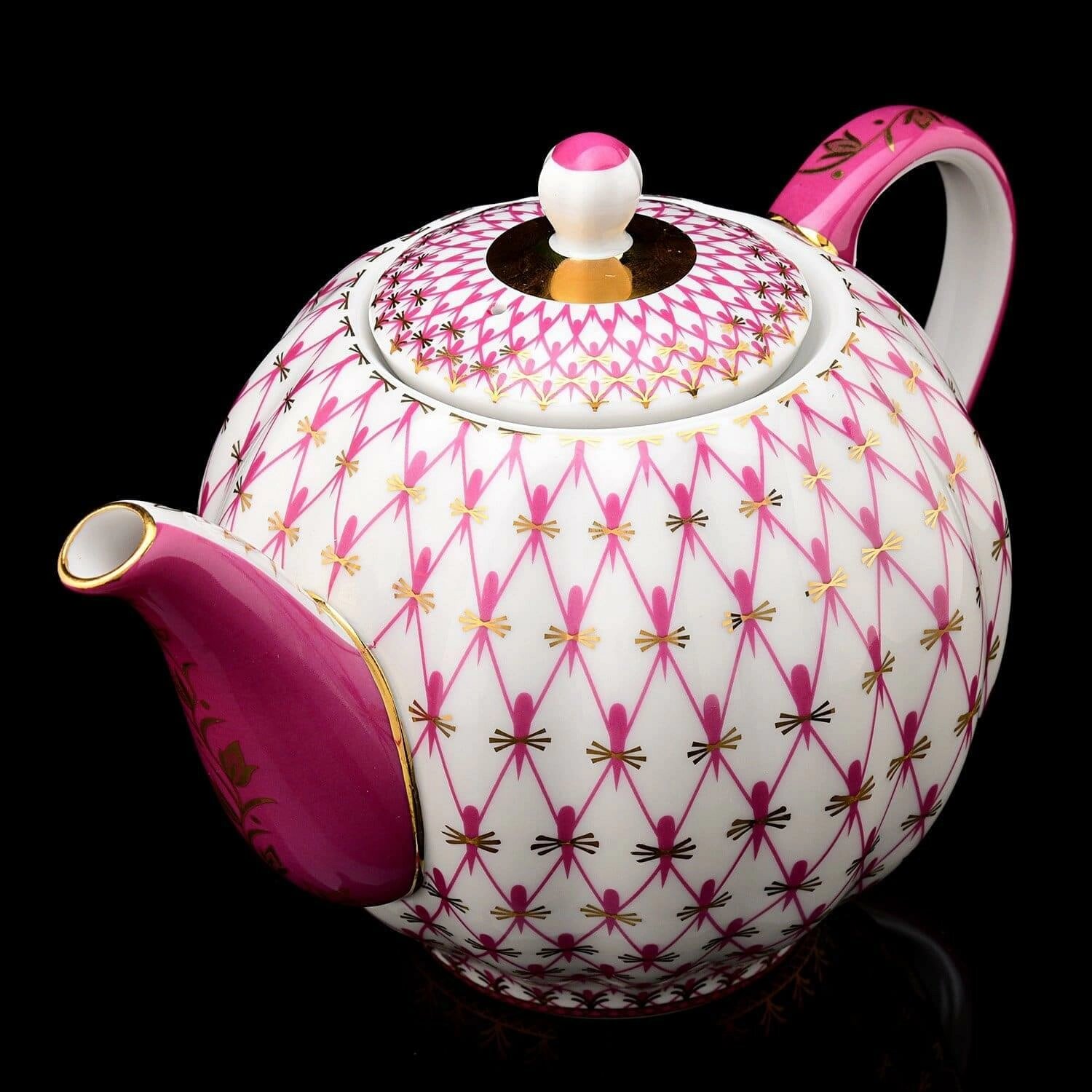 0046608/80.86209.00.1 ЛФЗ чайник заварочный Тюльпан"Сетка-блюз2"600мл ТН1