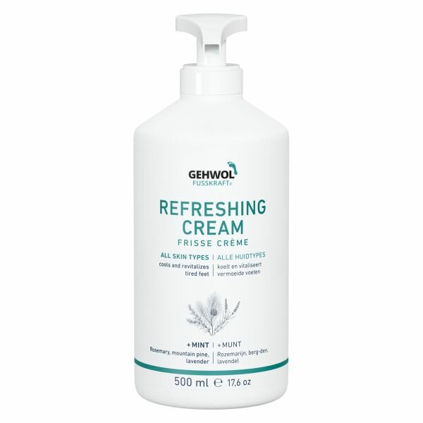 Gehwol - Gehwol Fusskraft Refreshing Cream (Mint) Мятный охлаждающий бальзам для ног 500 мл